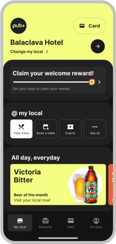 pub+ | Earn points and unlock rewards at 350+ Pubs