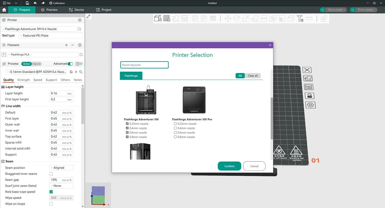 Flash Maker & Orca-Flashforge Setup! — LT3D