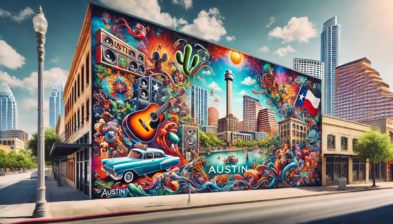 Art in Public Spaces Discovering Austin's Street Murals — Sparkly Maid ...