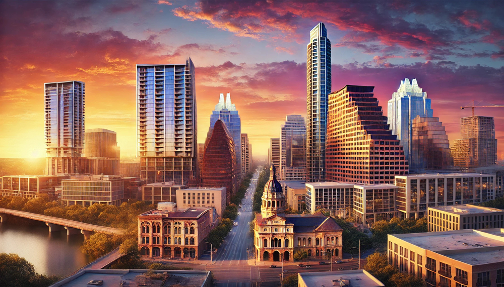 The Evolution of the Austin Skyline from Past to Present — Sparkly Maid ...