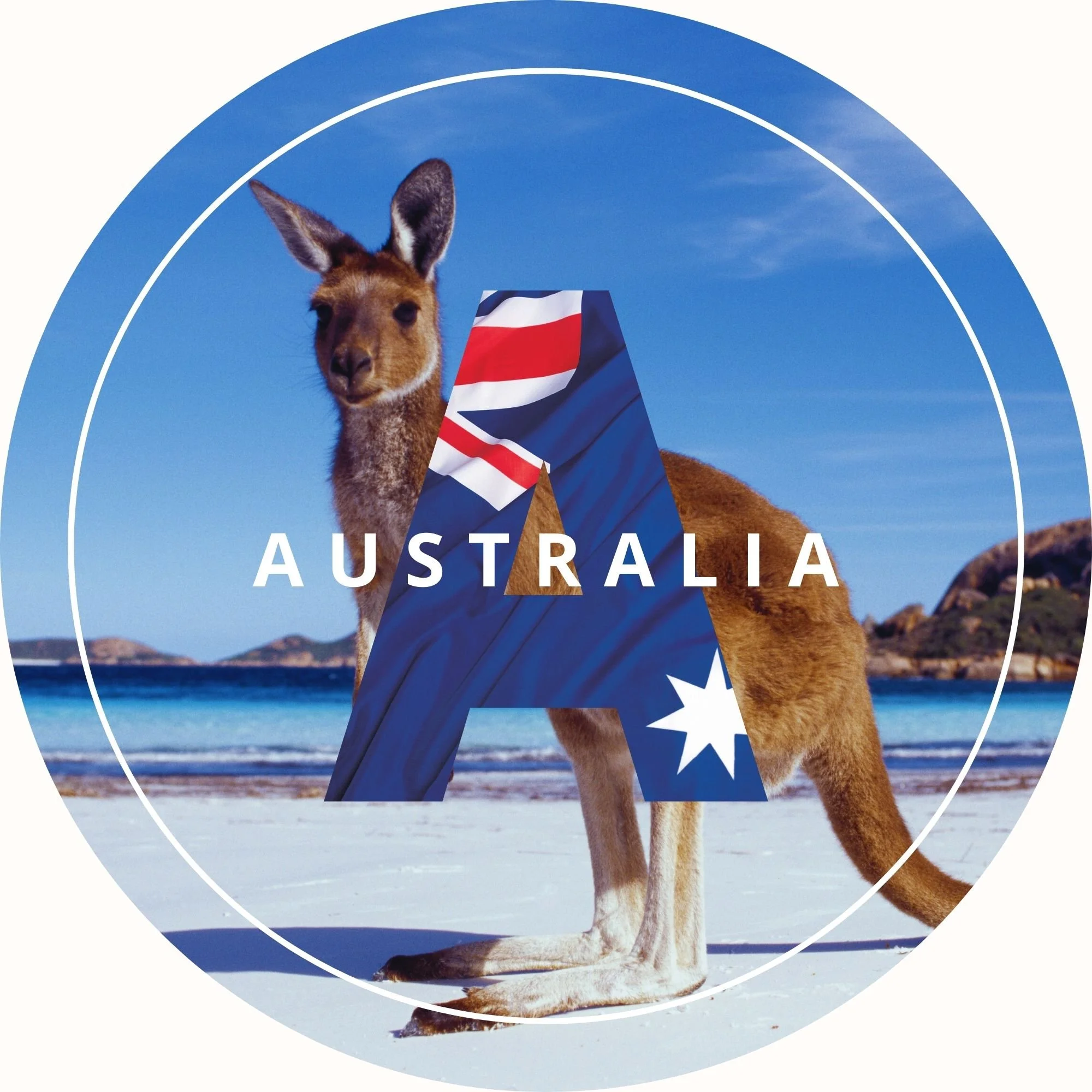 Ash Ventures Abroad - Australia Sticker