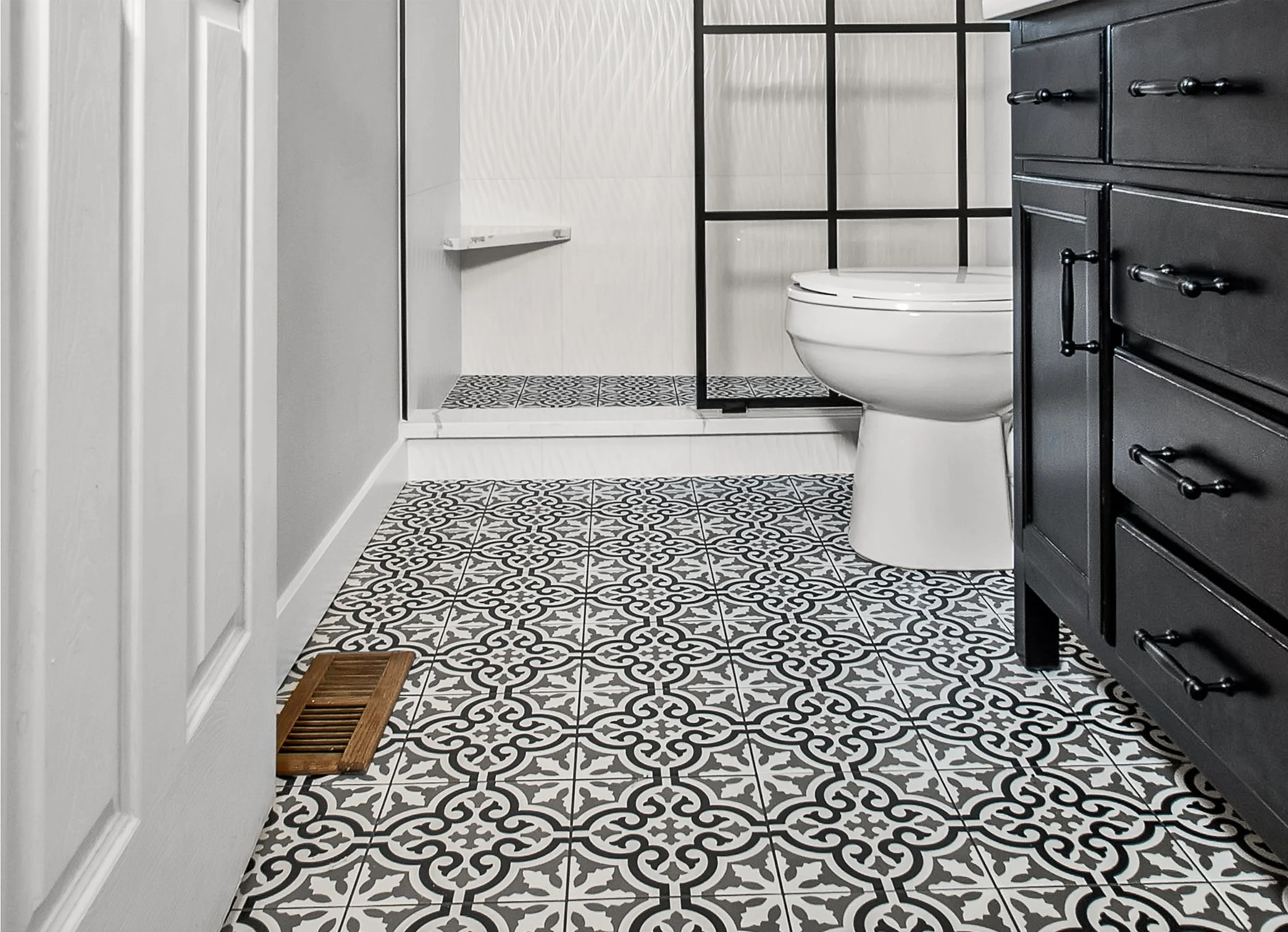 Bathroom Revamp with Statement Tiles