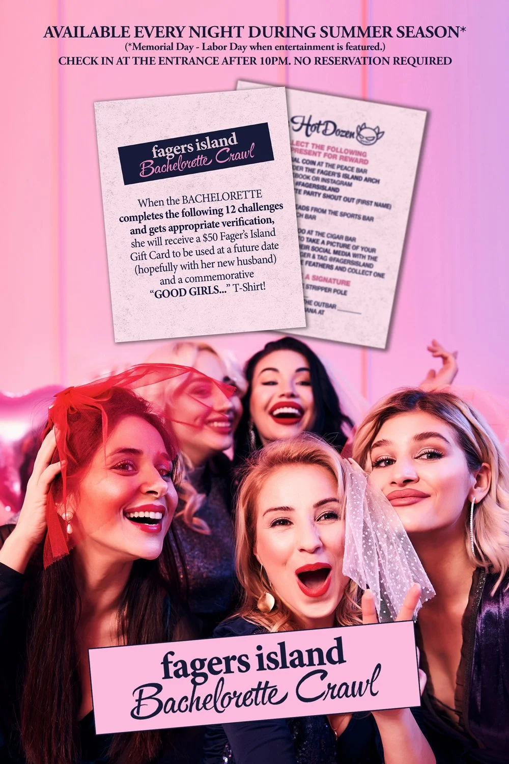 OCEAN CITY BACHELORETTE PARTY HOT SPOT — fagers island