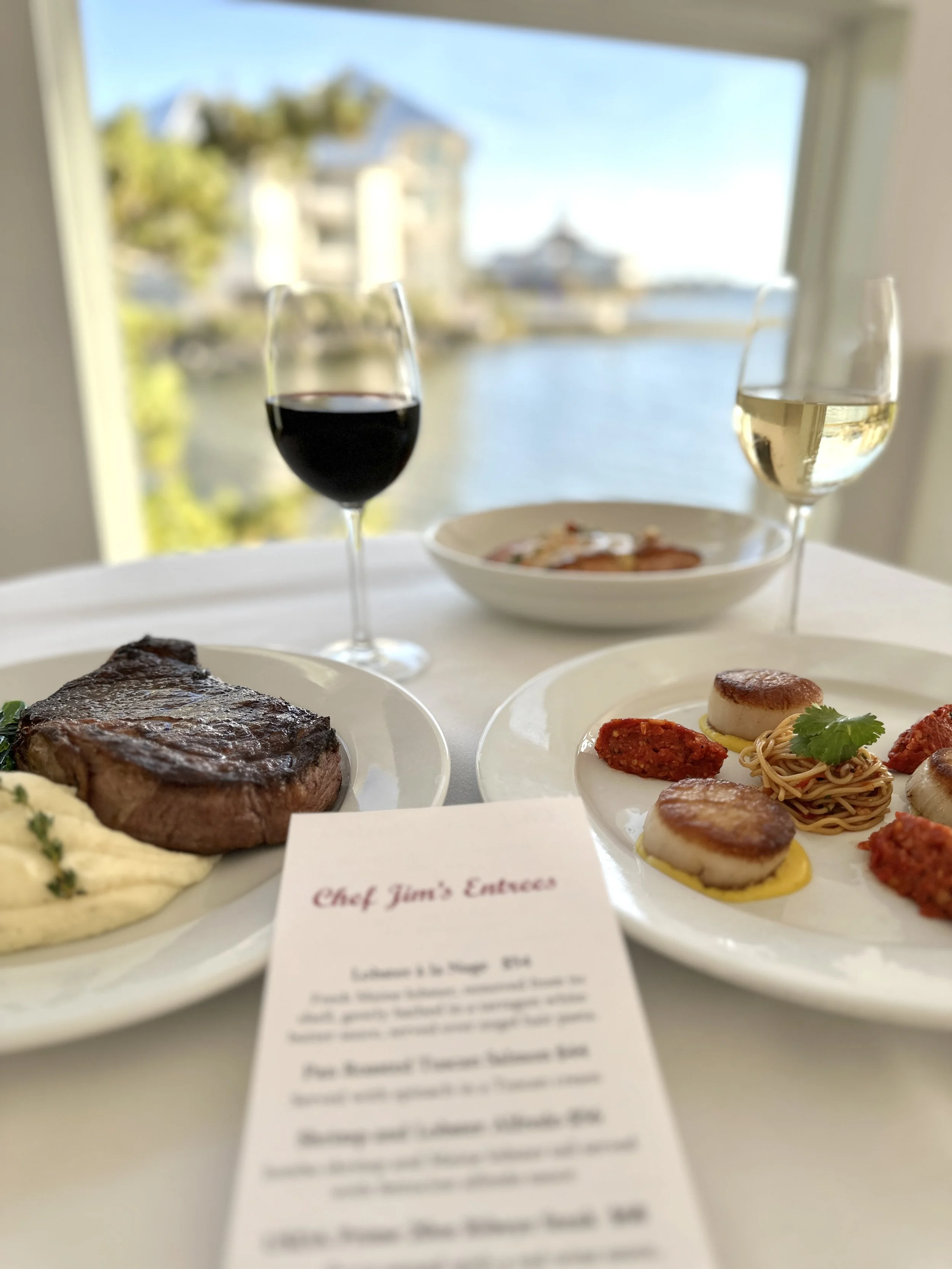 MENU - CHEF JIM — fagers island