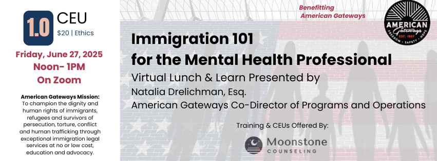 Immigration 101 for the Mental Health Professional — Moonstone Counseling