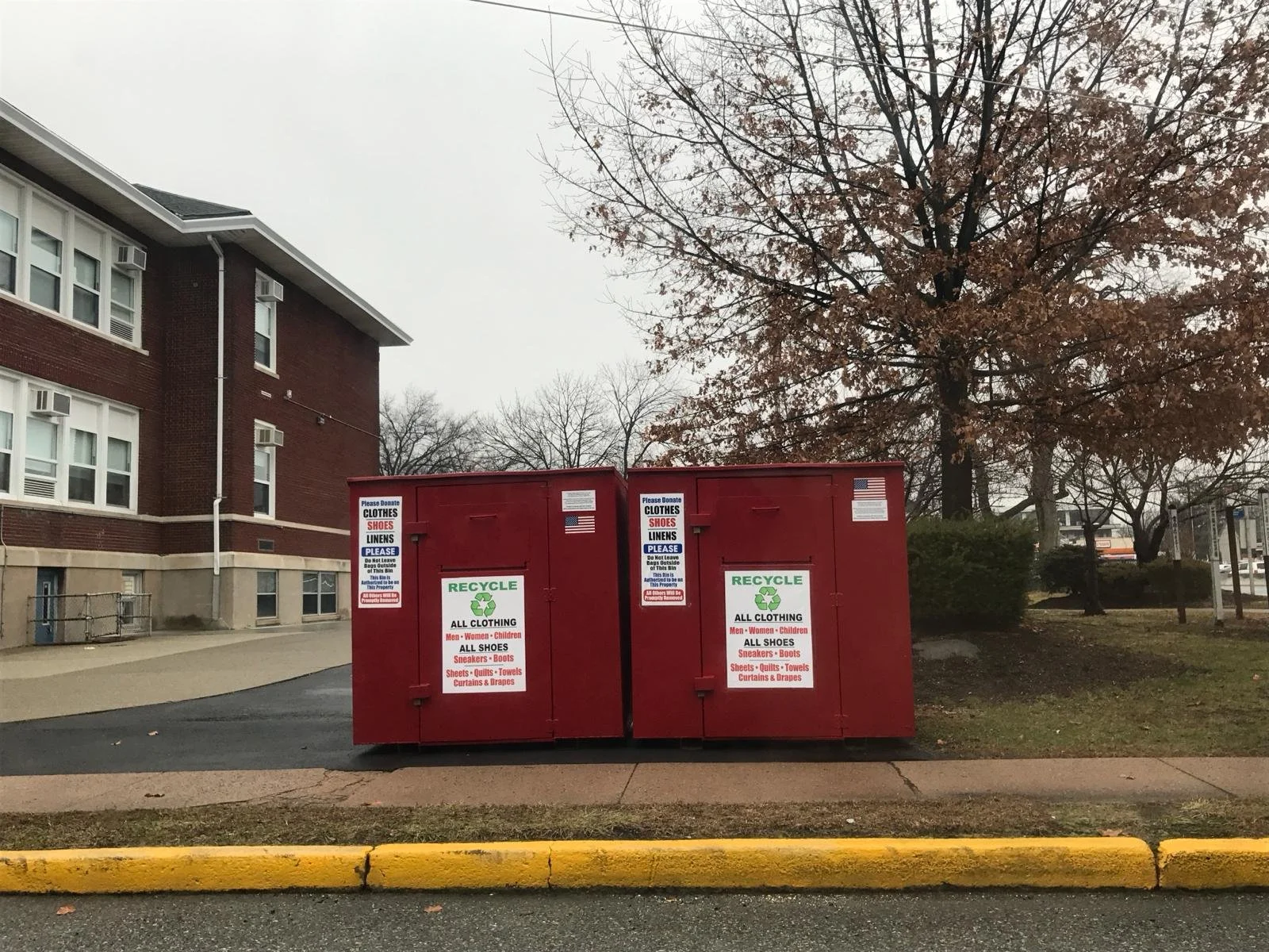 Our state of the art textile recycling bins — VISITEX