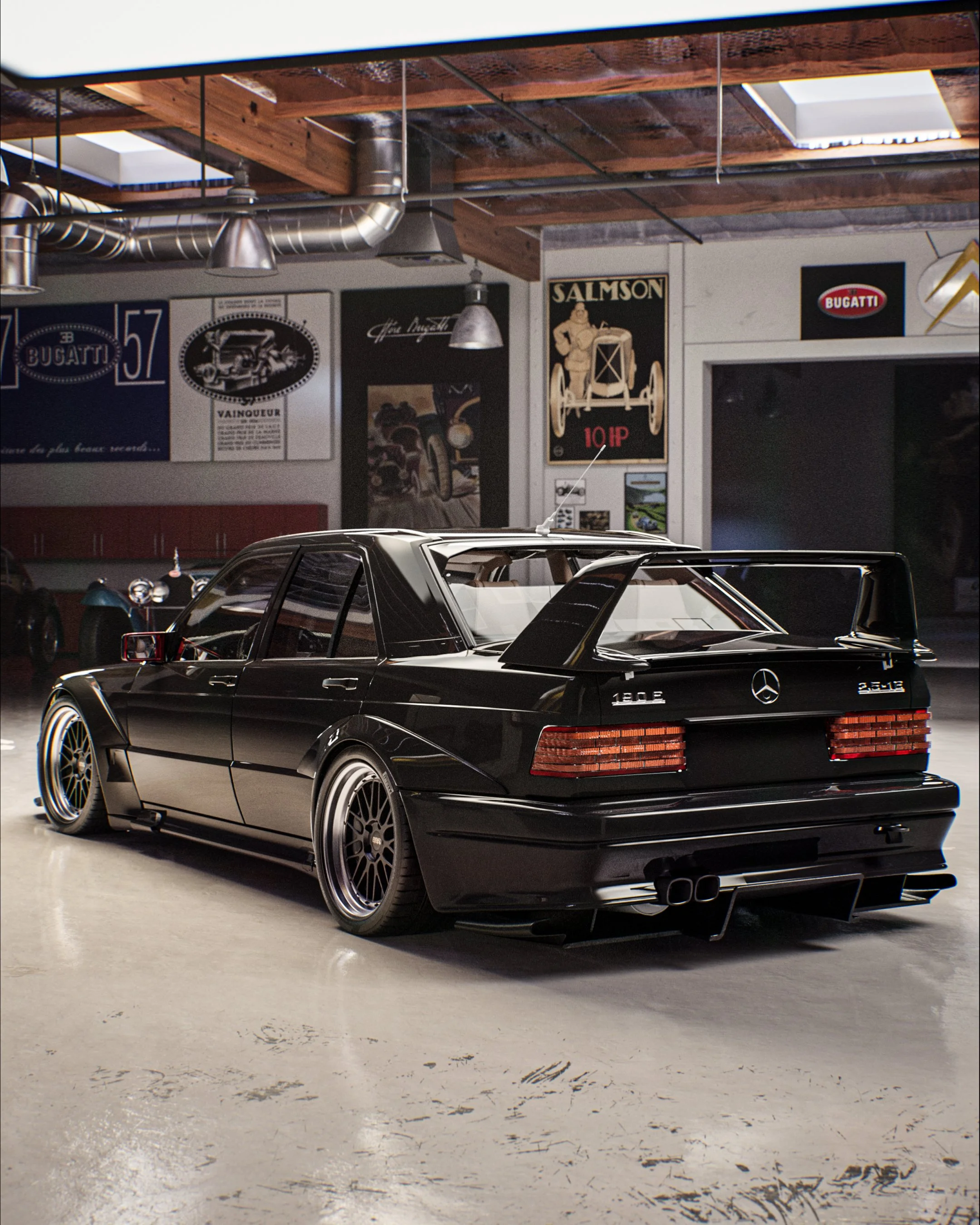 Mercedes 190E EVOII — David Baylis Design