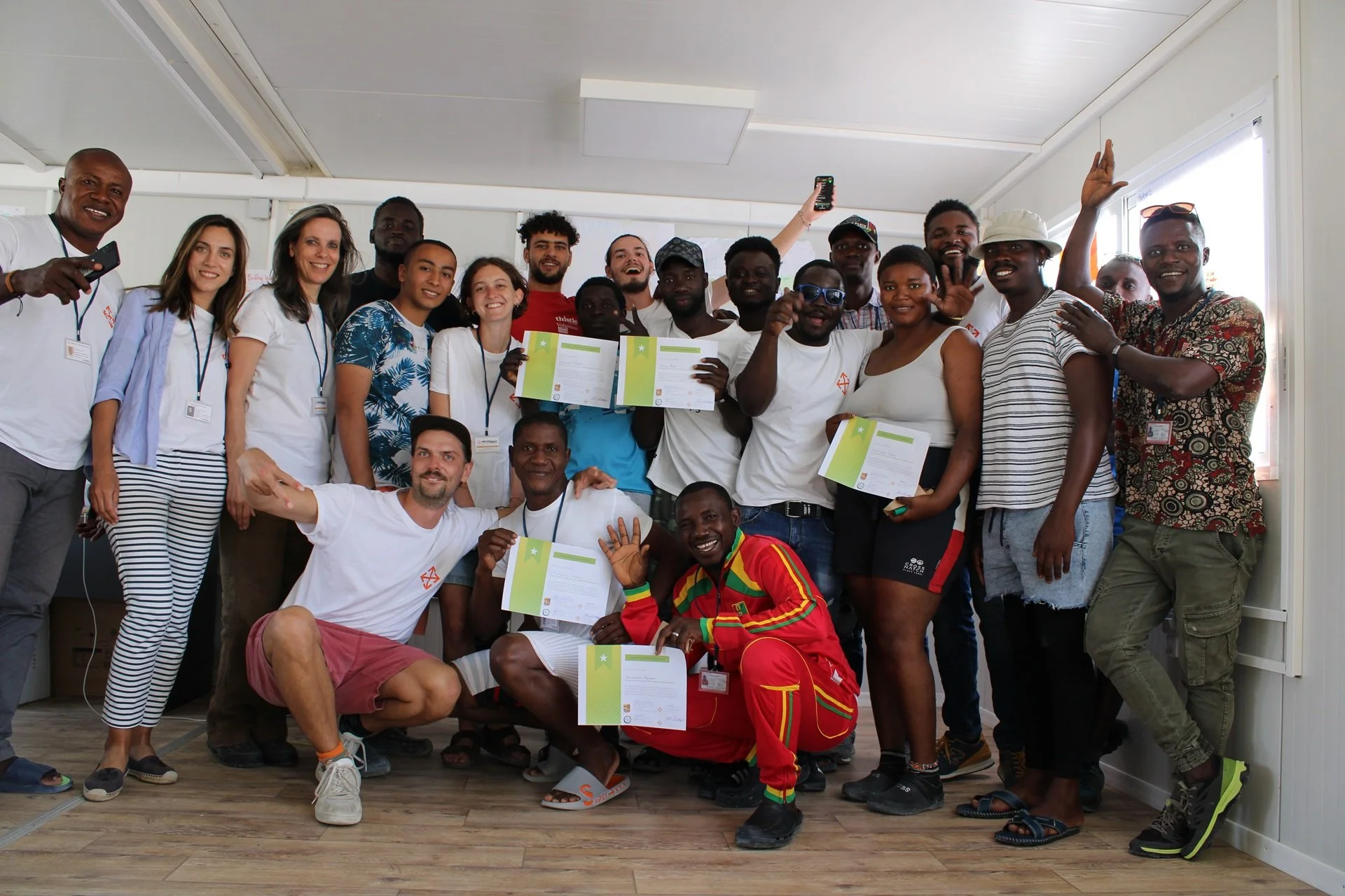 Design thinking workshop for residents of the refugee camp at Samos ...