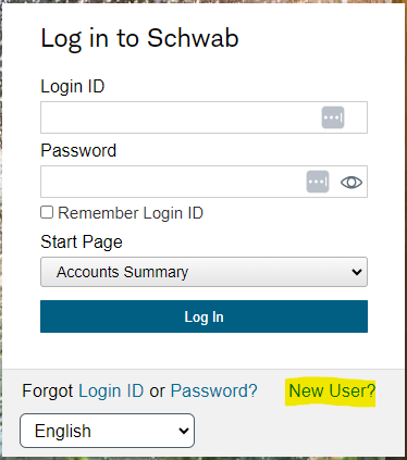 Online Access For Charles Schwab — Stonehearth Capital Management