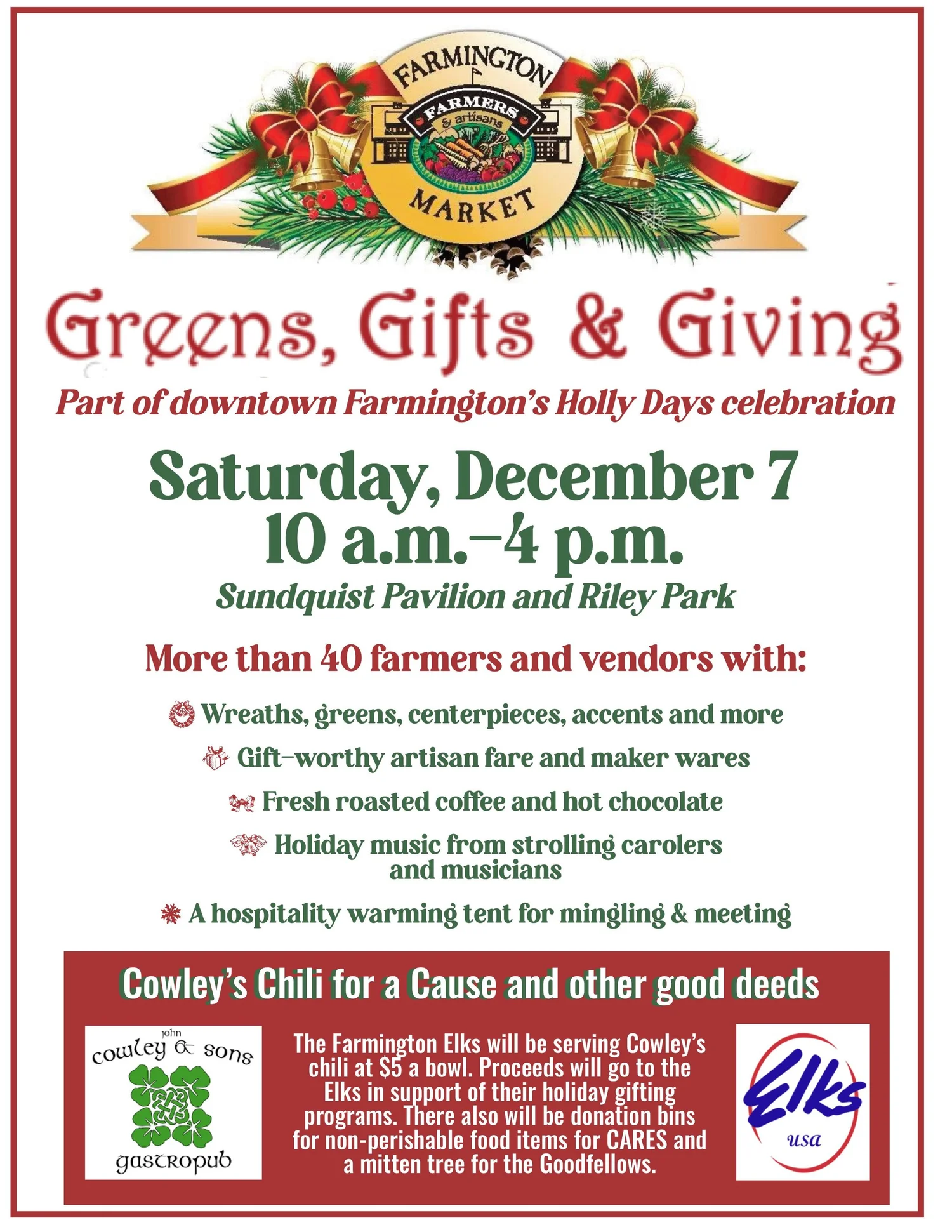 Bulletin board — Farmington Farmers Market