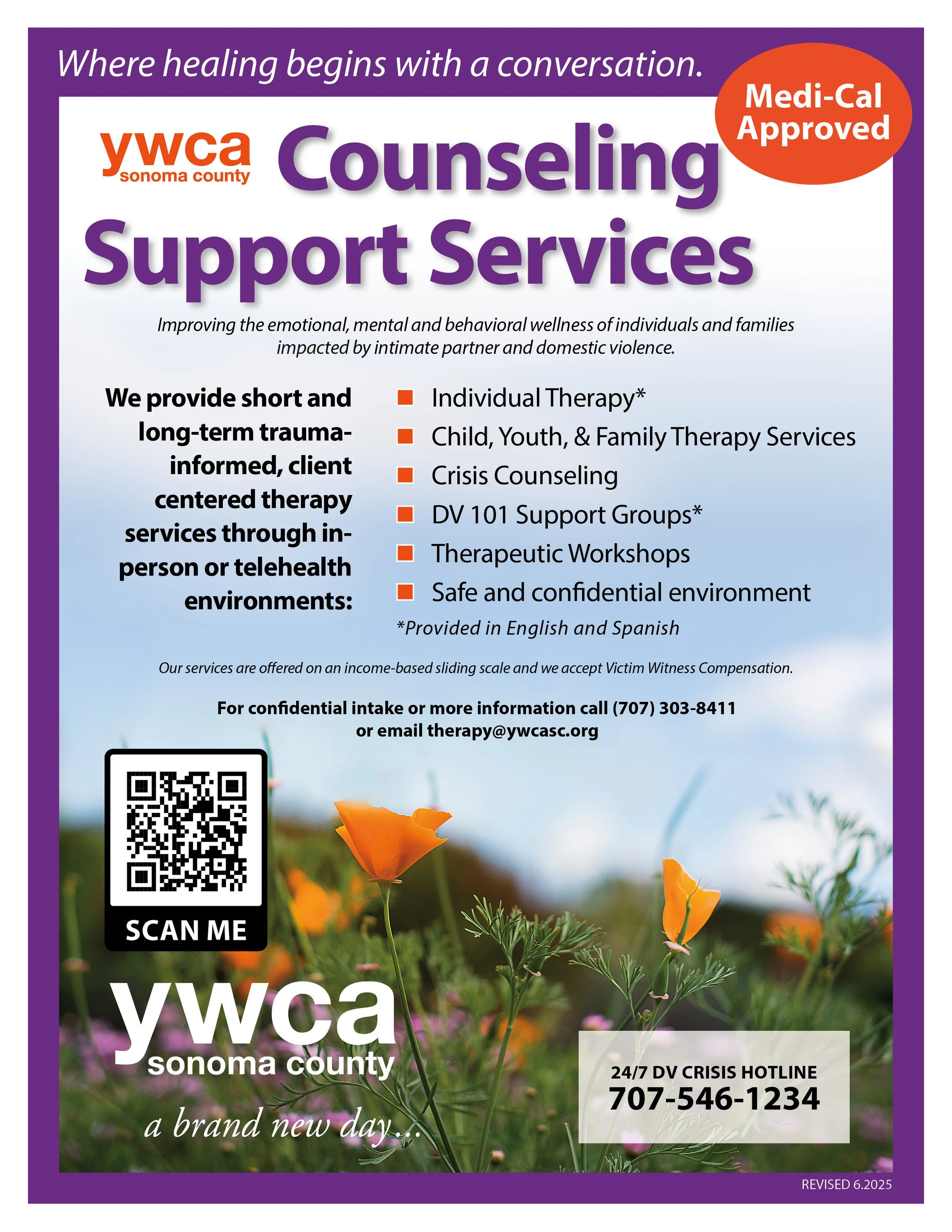 Counseling — YWCA Sonoma County | Childcare | Counseling | Therapy