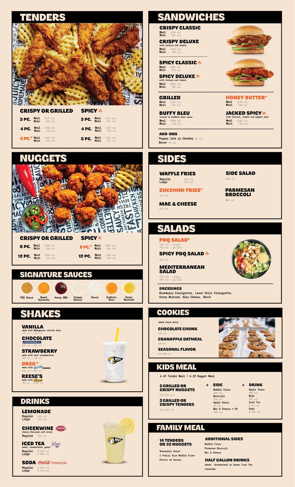 Menu — PDQ Chicken