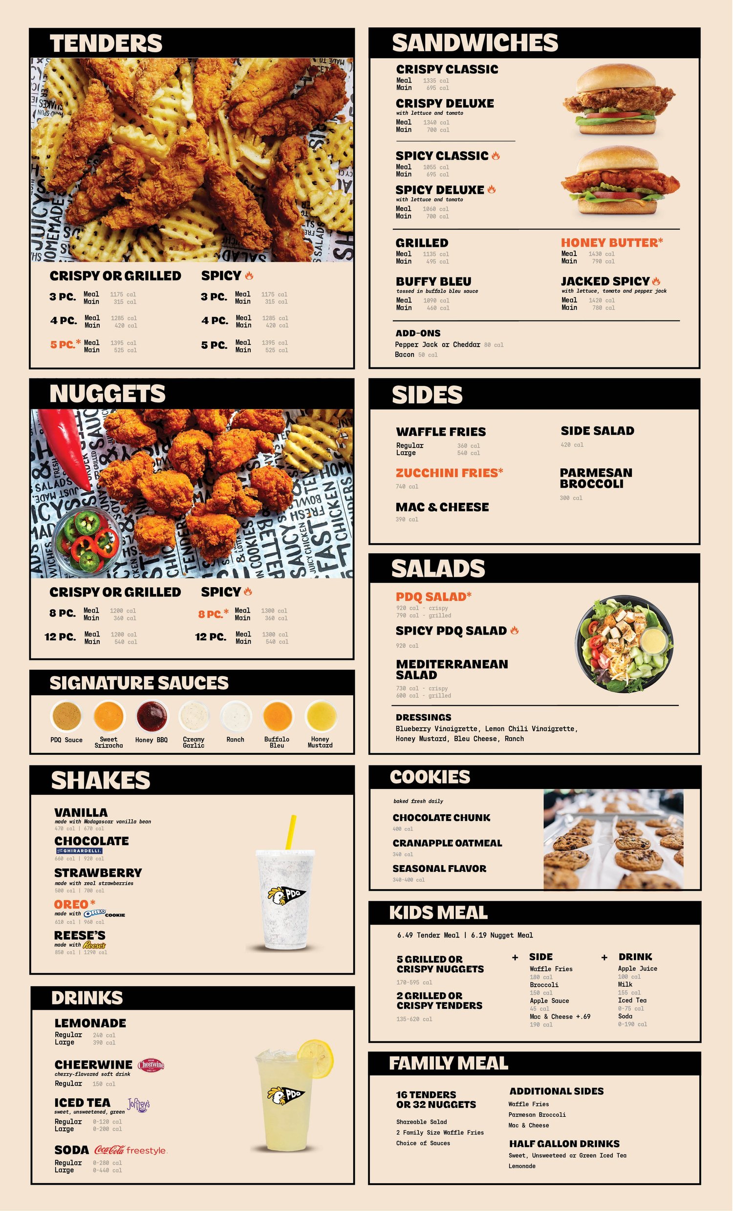 Menu — PDQ Chicken