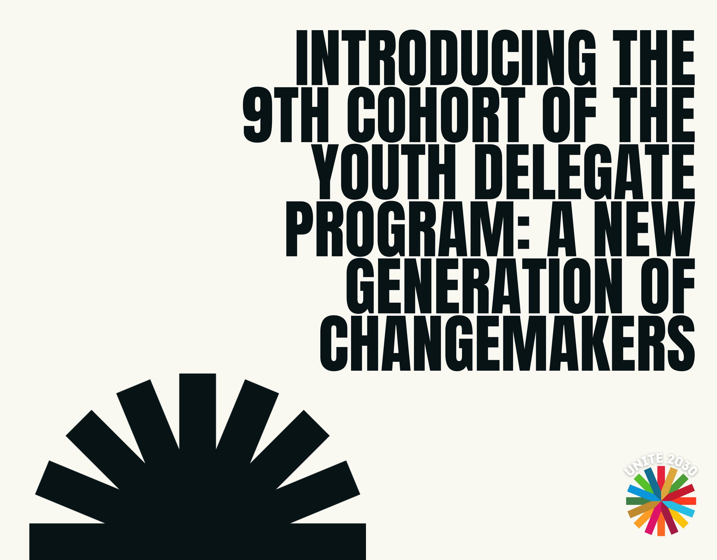 Introducing the 9th Cohort of the Youth Delegate Program: A New Generation of Changemakers ...