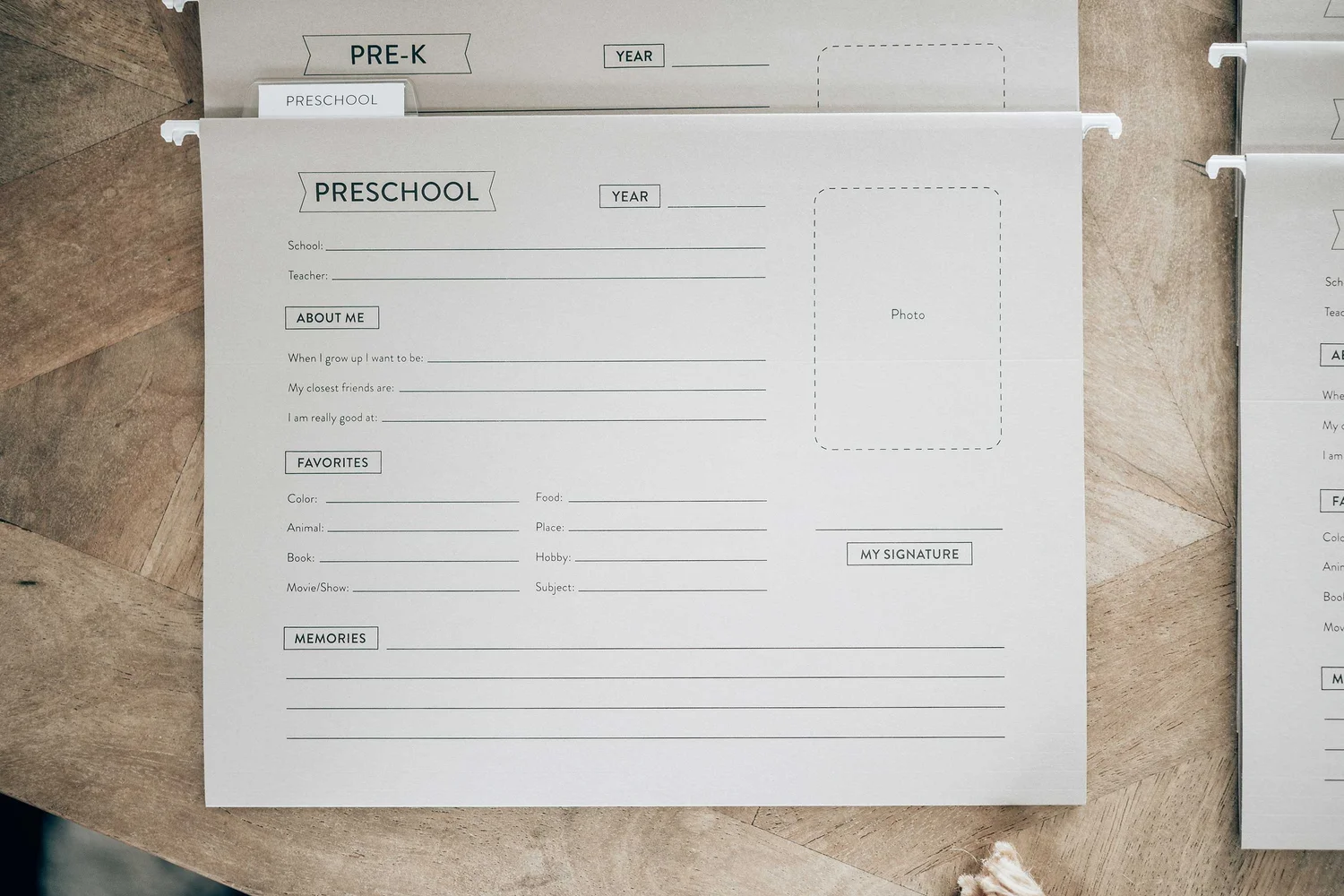 The School Years Folder Replacement with Annual Grade-Level Interview