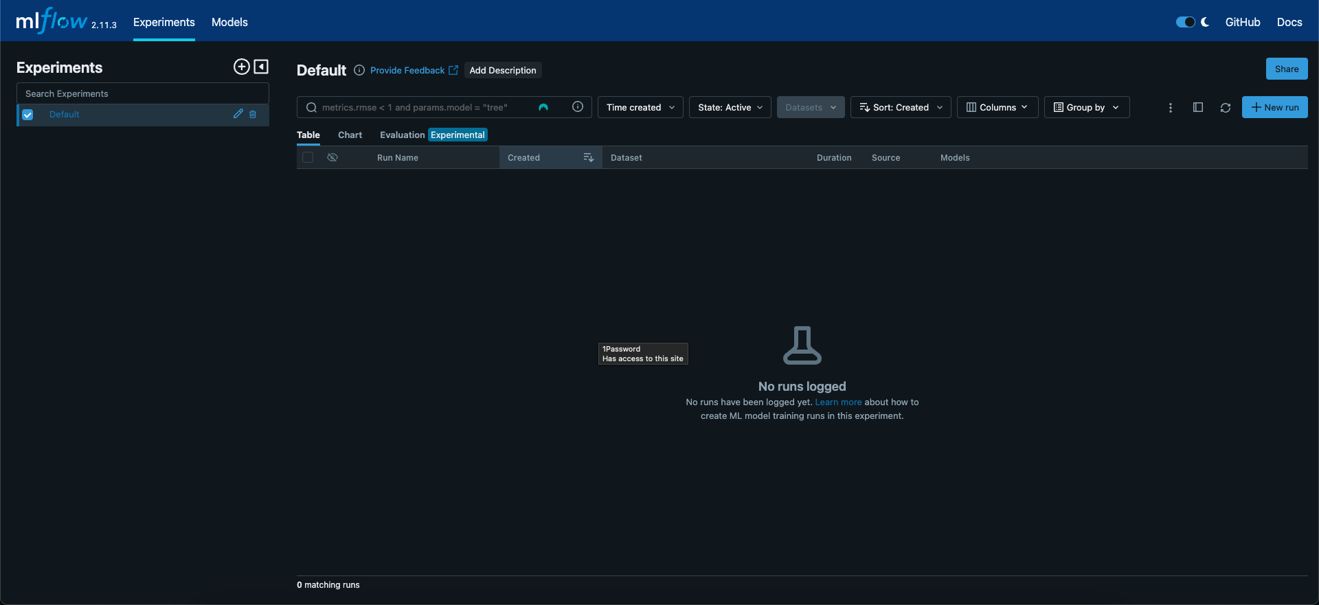 Getting started in ML Flow: Local server and Experiment Tracking ...