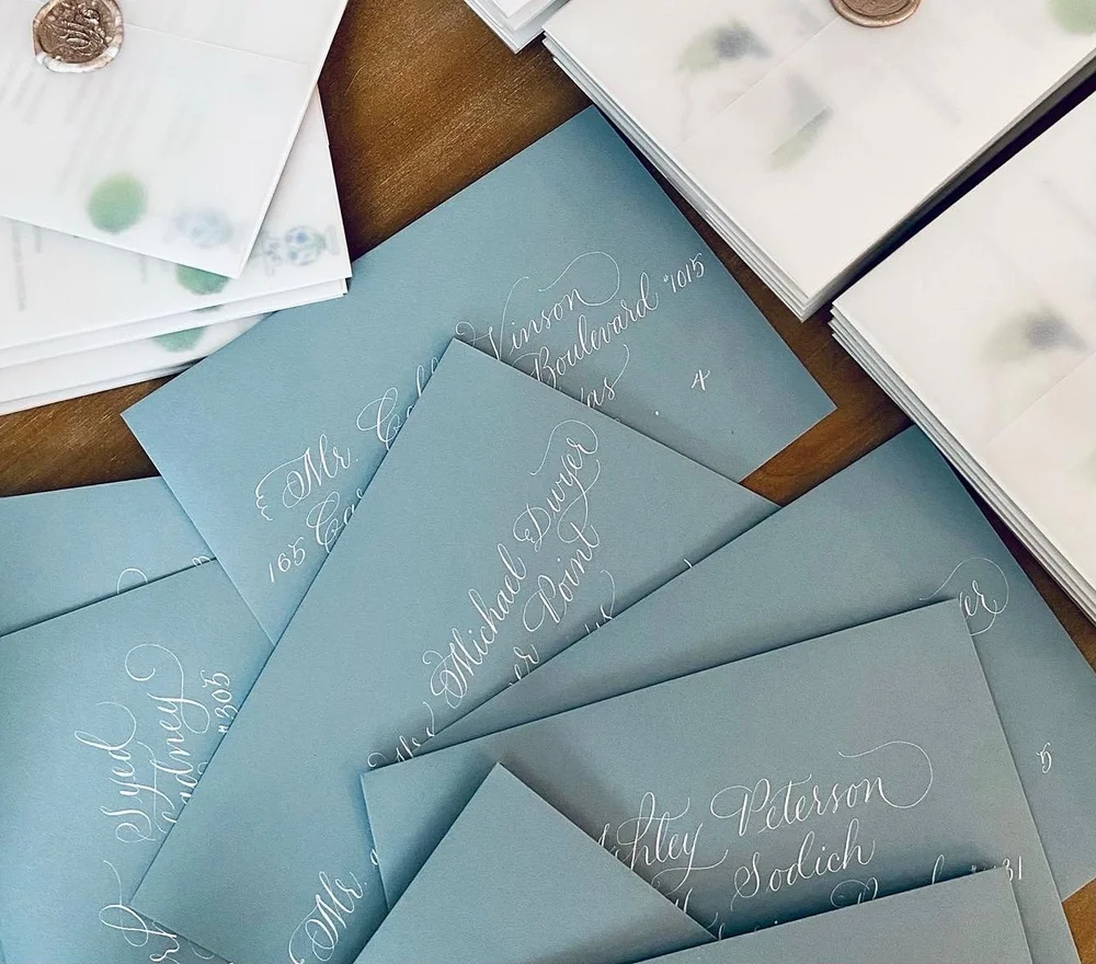 Crescent Moon Calligraphy - Wedding Invitations and Calligraphy in Dallas