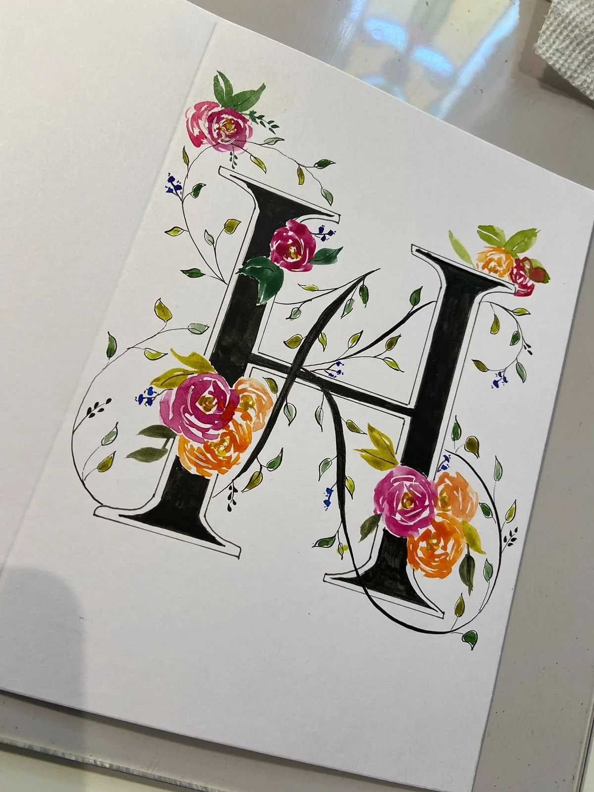 Custom Calligraphy | Dallas | Crescent Moon Calligraphy