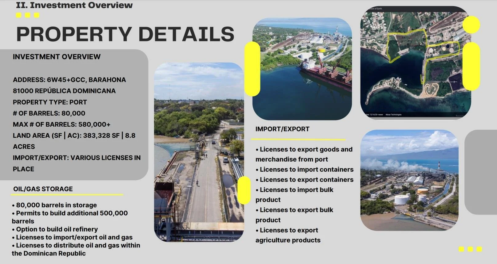 Ports & Logistics — Paret Mining