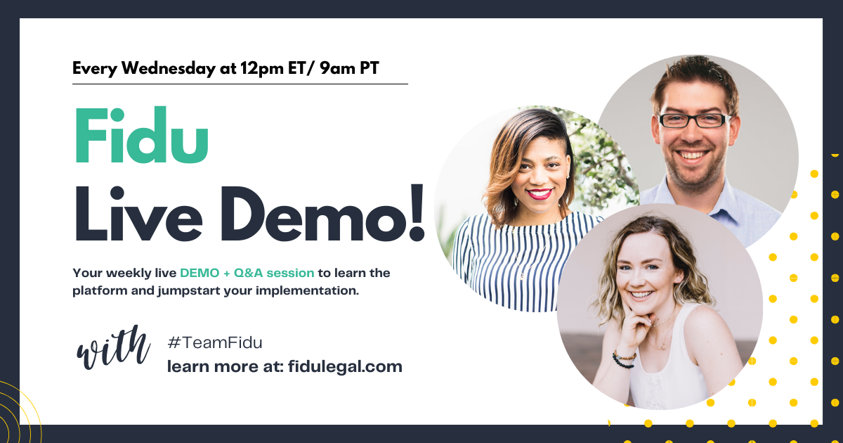 Join a Demo — Fidu: The Client Experience Platform