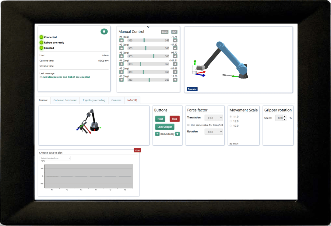 Haption Virtuose 6D Haptic Force Feedback Device — HAPTION