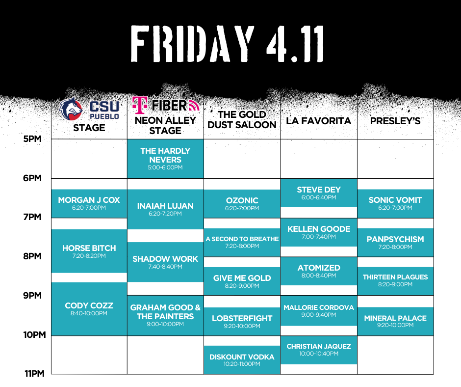 2025 Schedule — Steel City Music Showcase