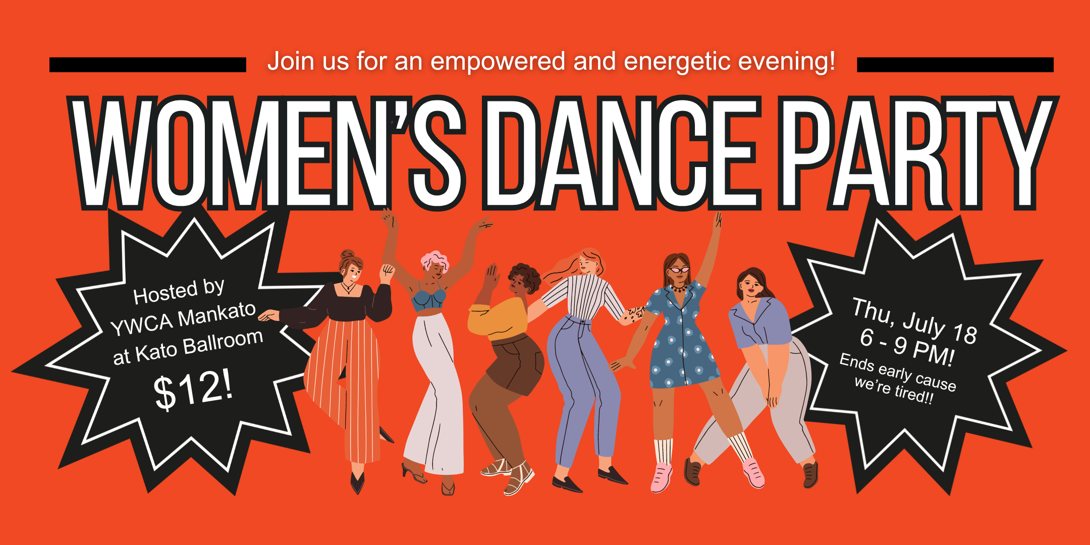 Women's Dance Party! — YWCA Mankato | Women's Empowerment | Child ...