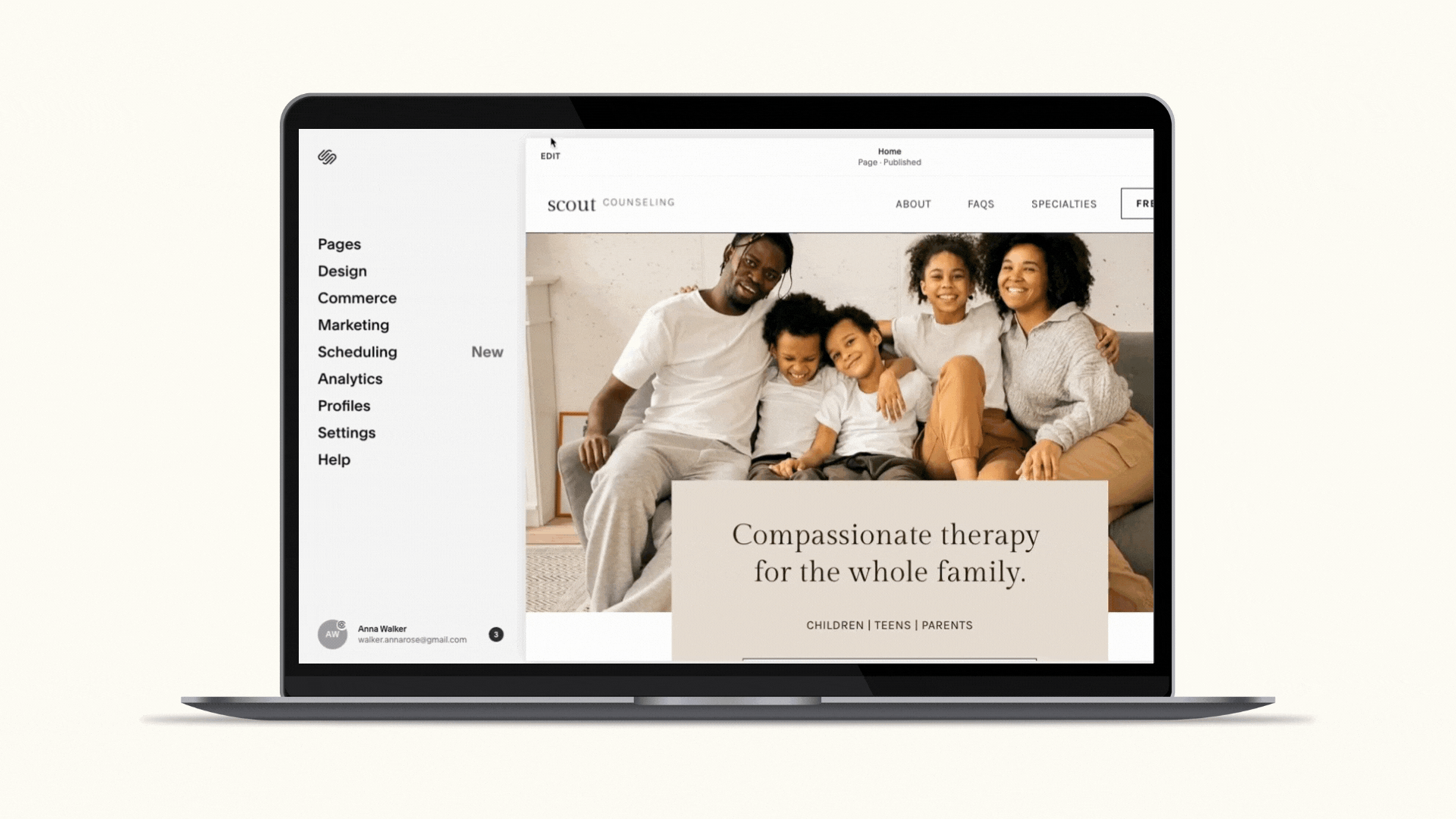 Squarespace Templates for Therapists | Walker Strategy Co.