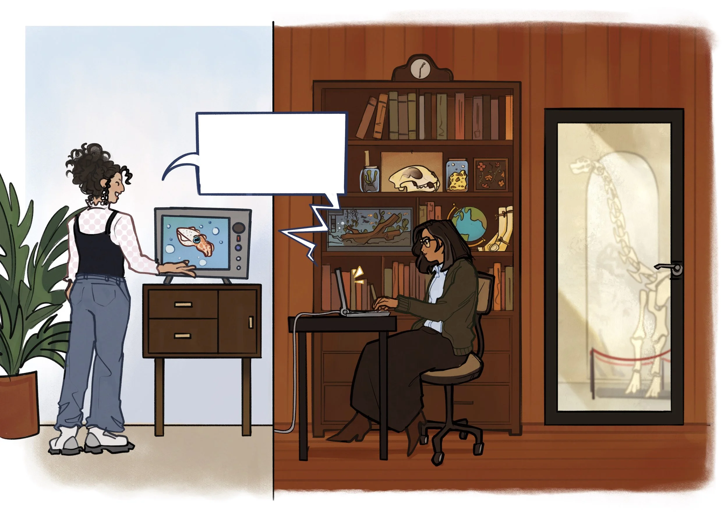 Editorial and Portrait Illustration: SciQuel — KM Illustration