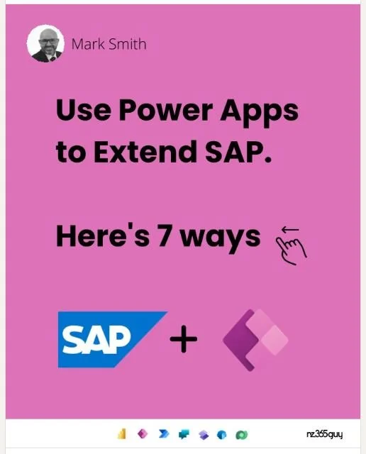 Enhancing SAP with Power Apps — nz365guy