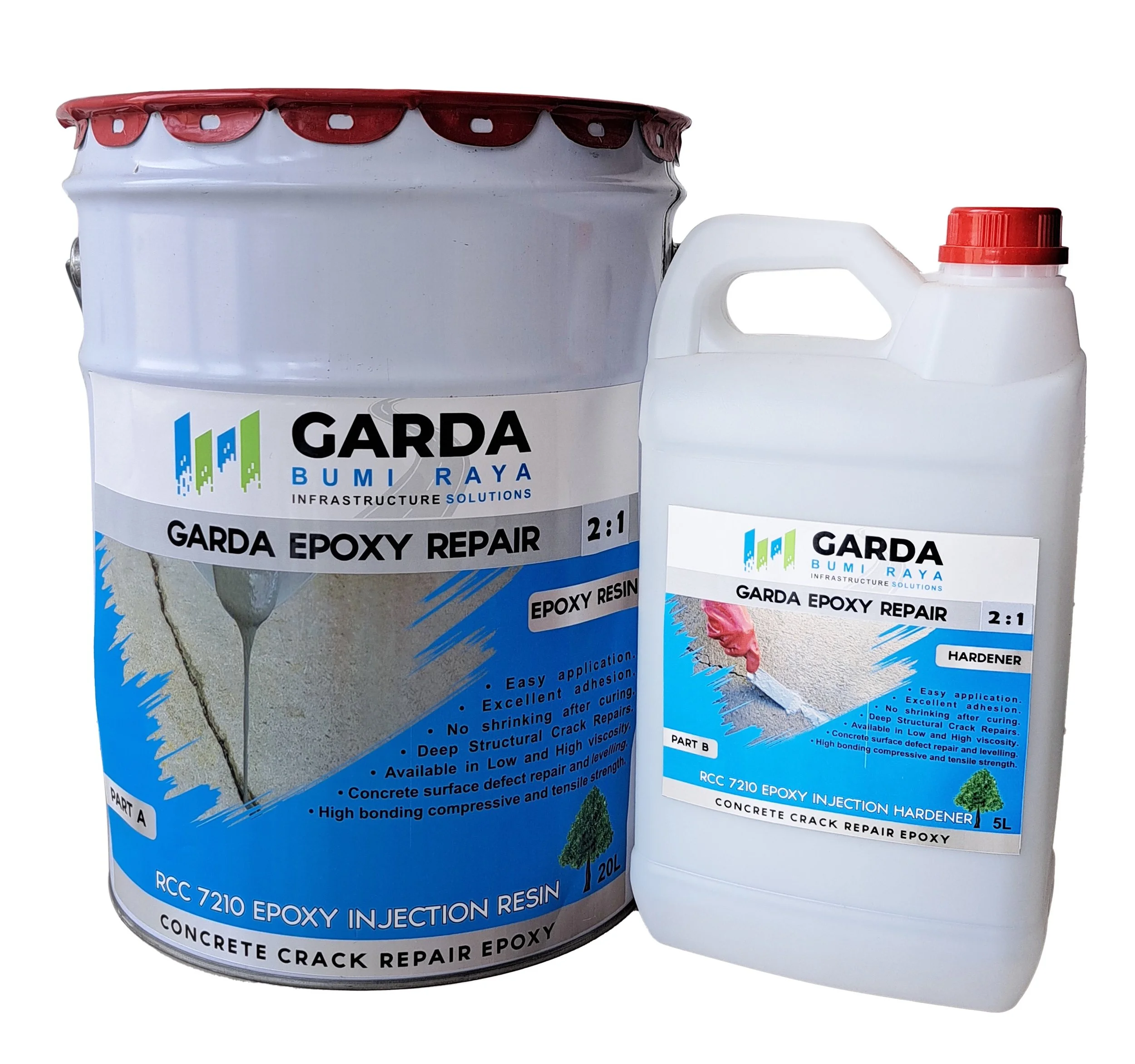 RCC 7210 2K Epoxy Injection Resin — GARDA BUMI RAYA