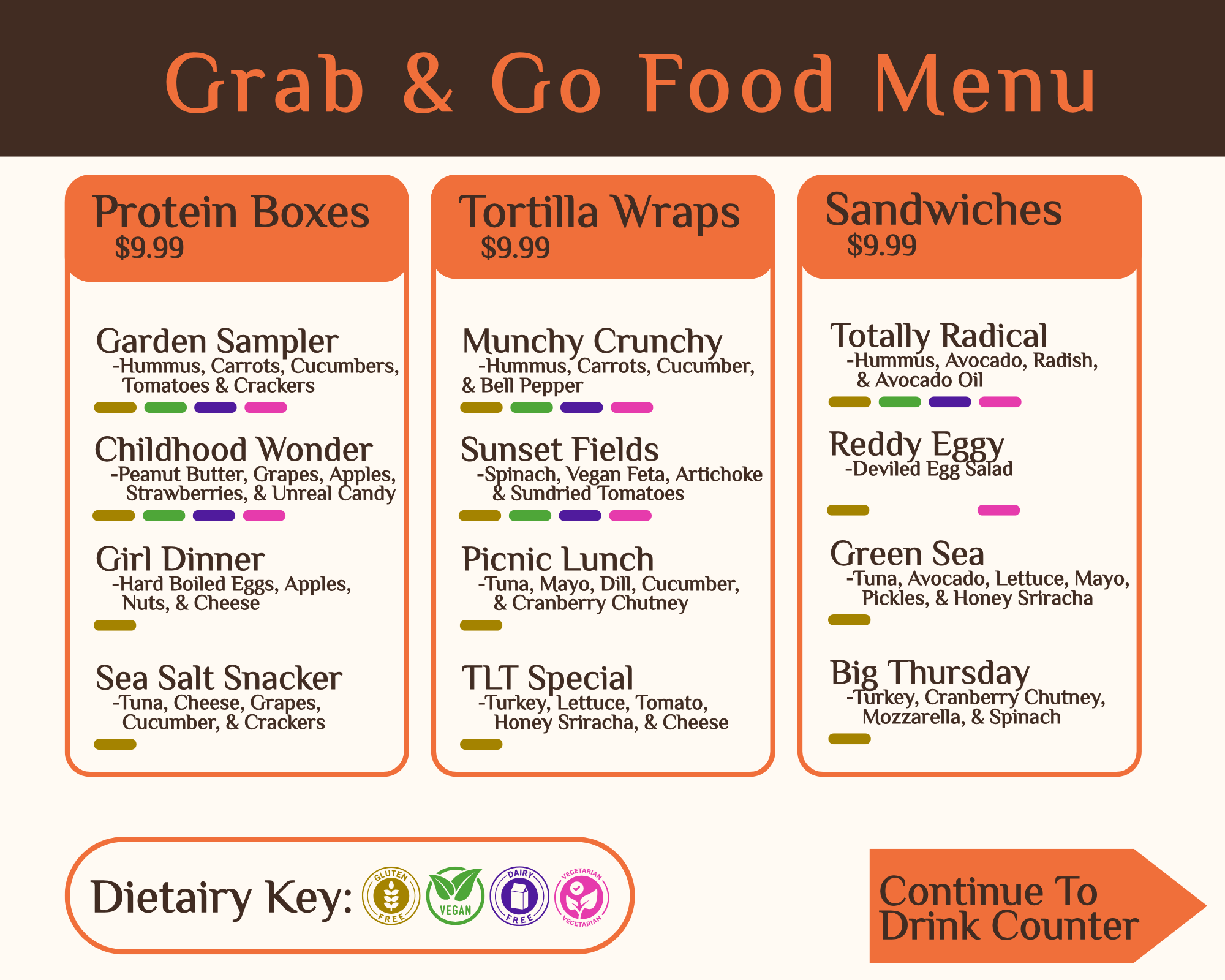 Menu — Bonfire Coffee Bar