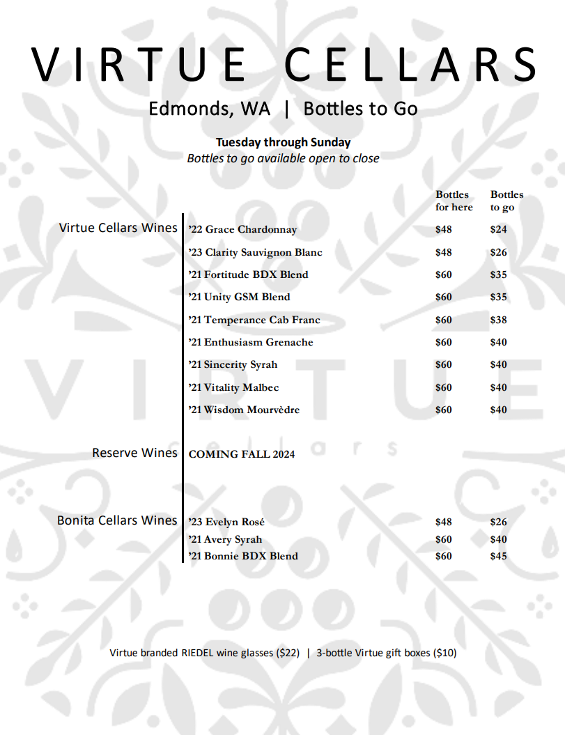 Tasting Room — Virtue Cellars Winery