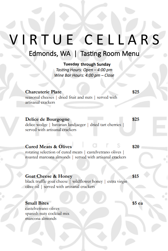 Tasting Room — Virtue Cellars Winery