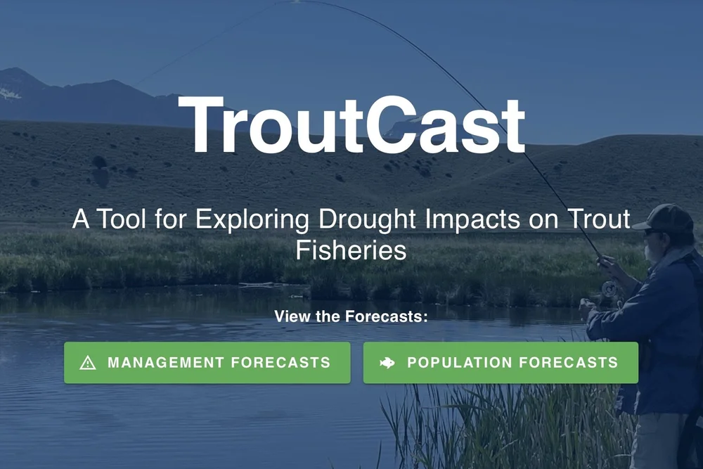 TroutCast a USGS Population and Water CONDITION site — Headhunters