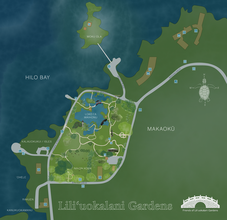 Facilities Map — Friends of Liliʻuokalani Gardens in Hilo