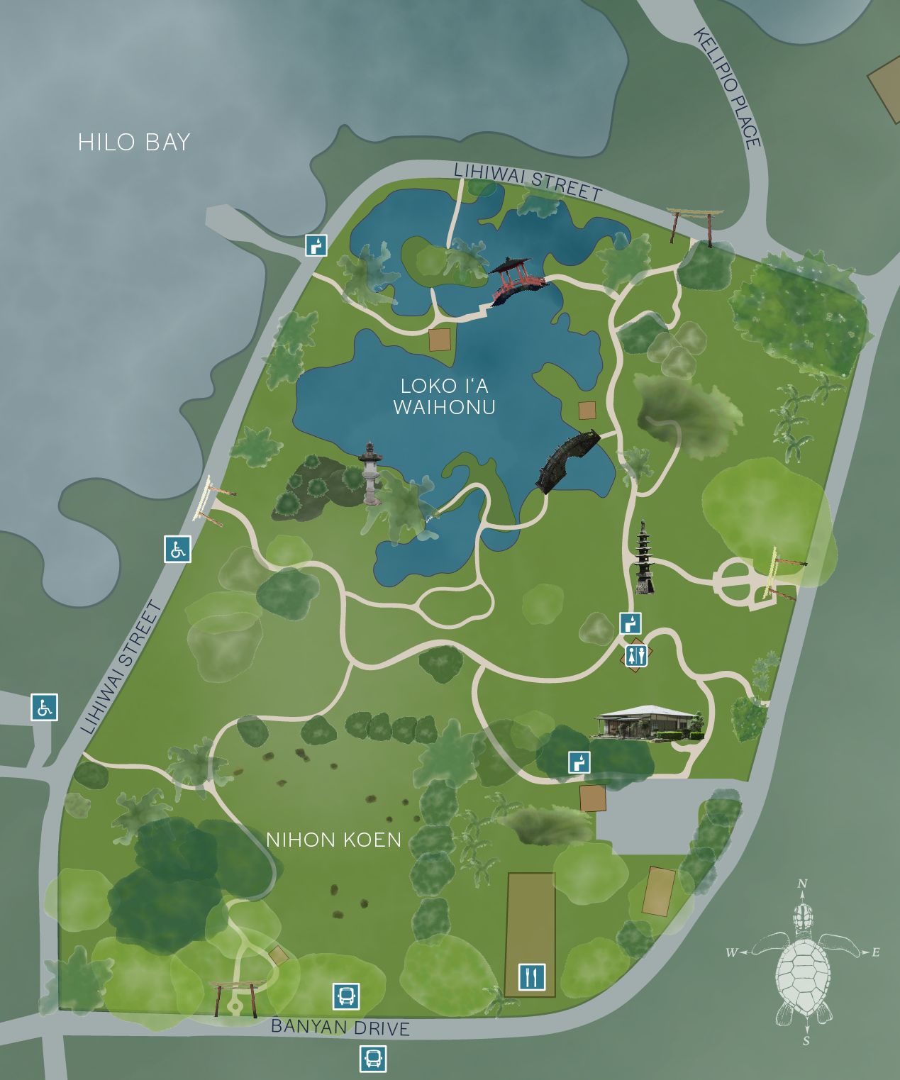 Facilities Map — Friends of Liliʻuokalani Gardens in Hilo