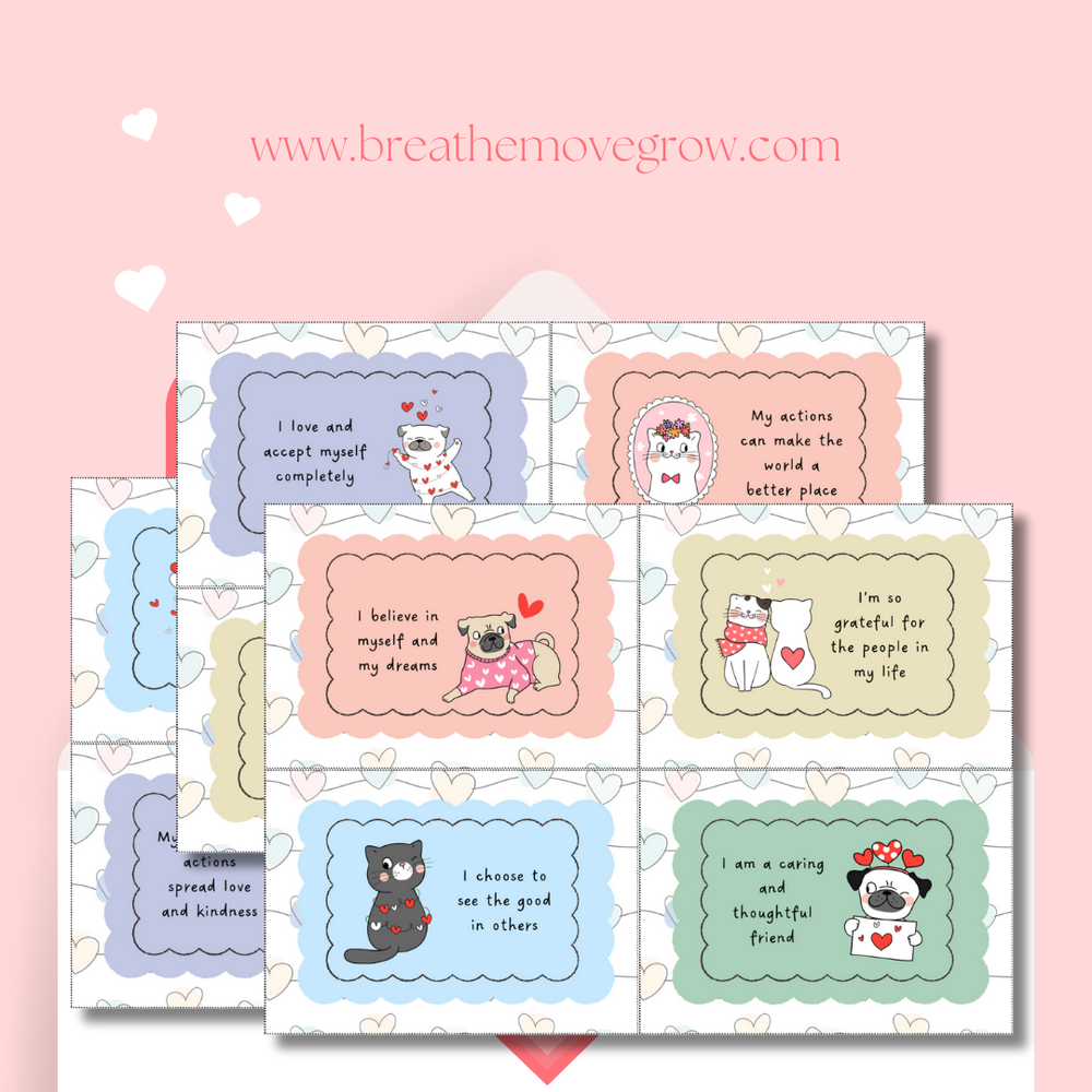 Outer Space Positive Affirmation Cards — GROW Movement and Mindfulness