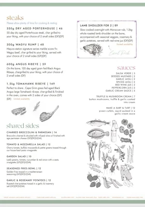 LUNCH & DINNER MENU — THE LARDER KITCHEN