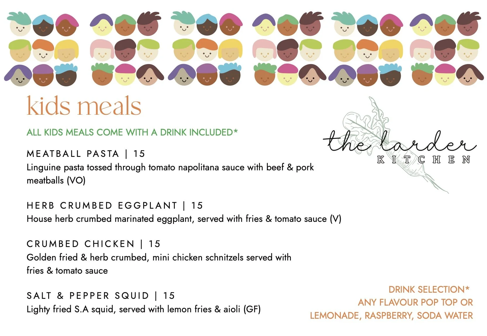 LUNCH & DINNER MENU — THE LARDER KITCHEN