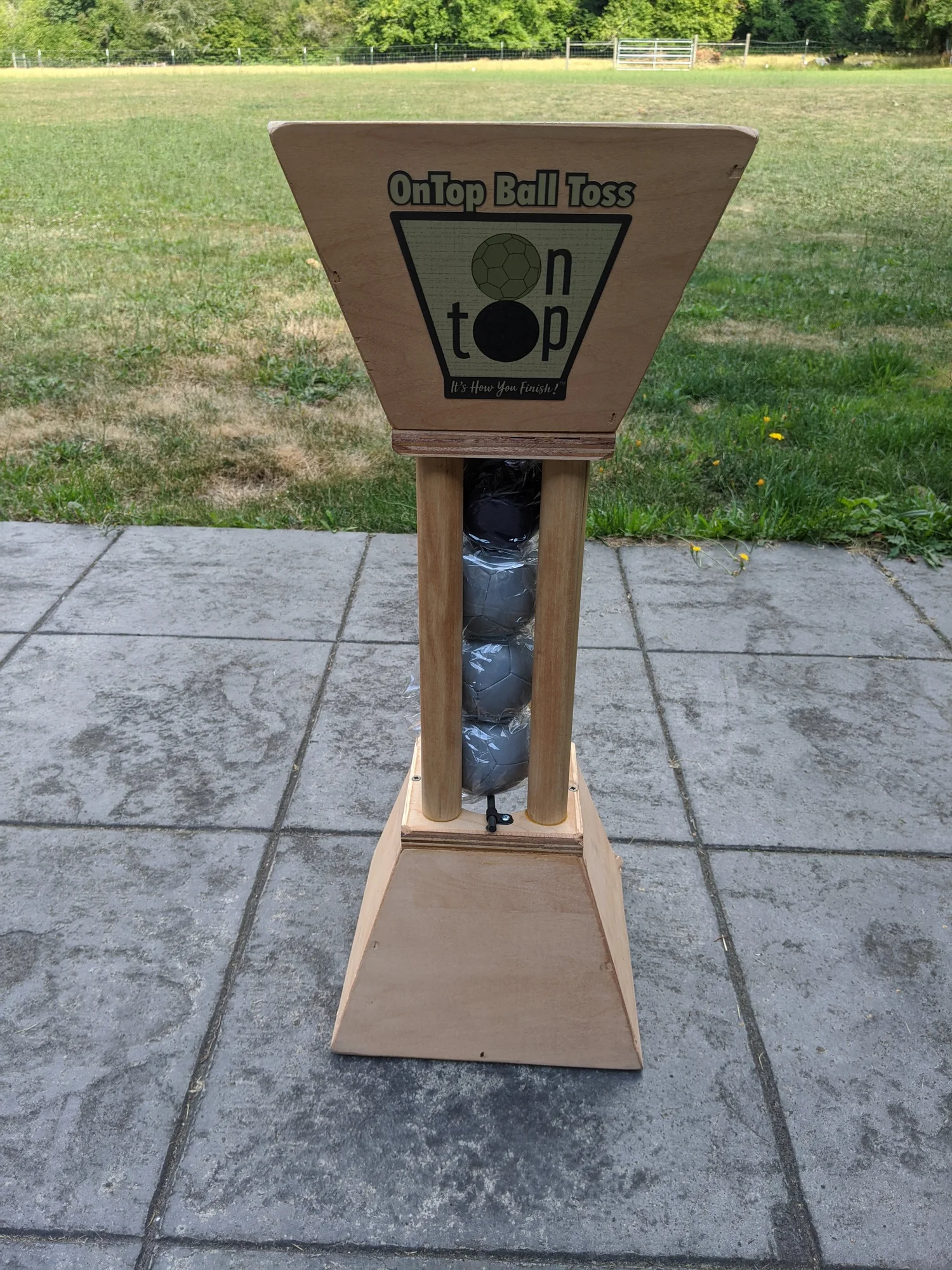 On Top Ball Toss — YARD GAME NATION