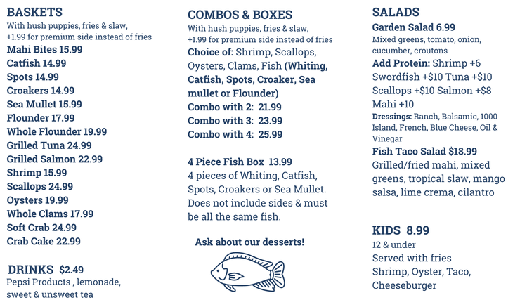 The Restaurant — Front Street Fish Co.