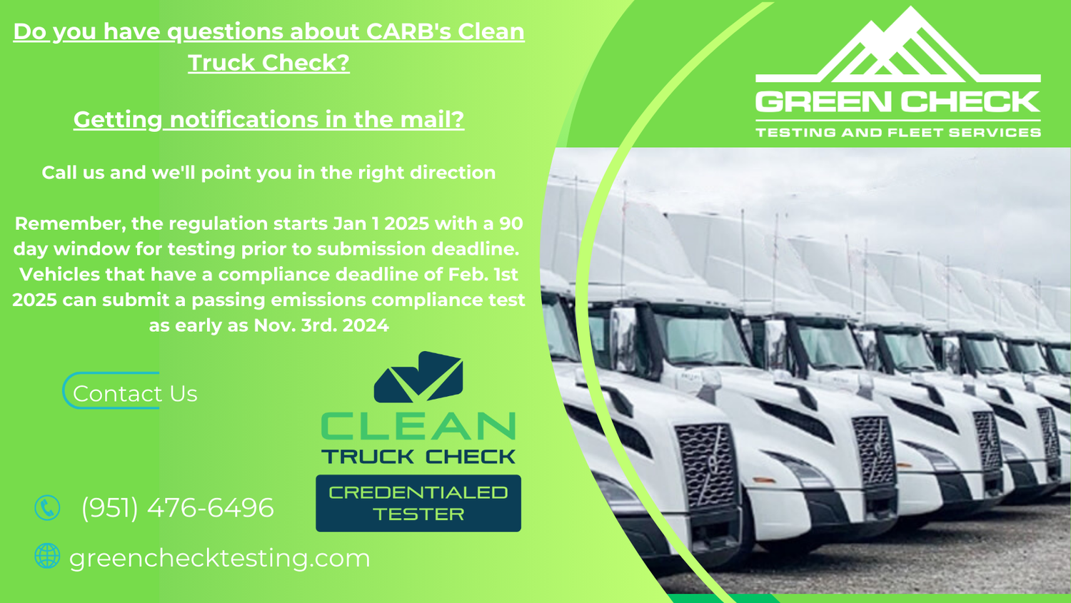 Green Check Testing