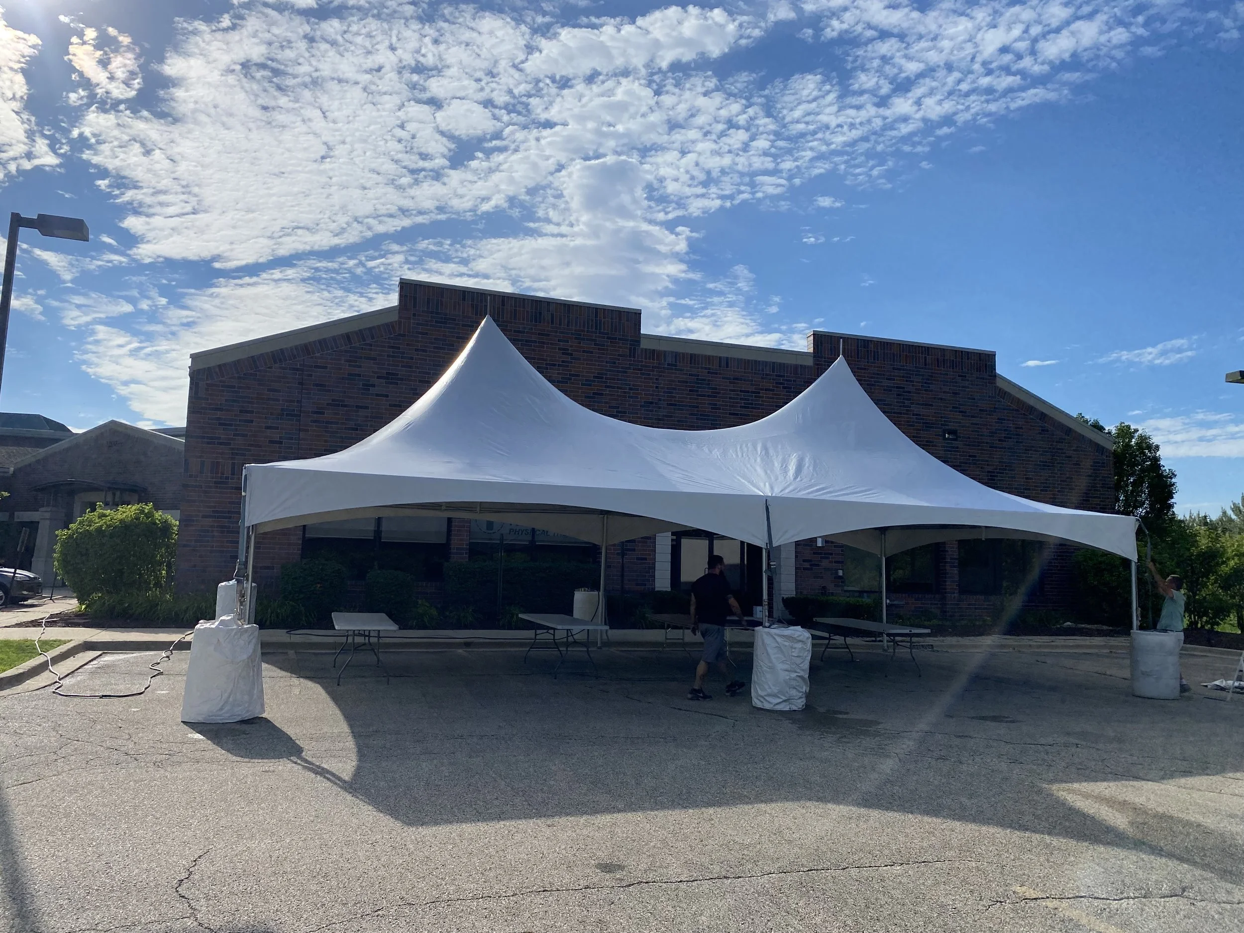 Shaded Celebrations Tent Rental