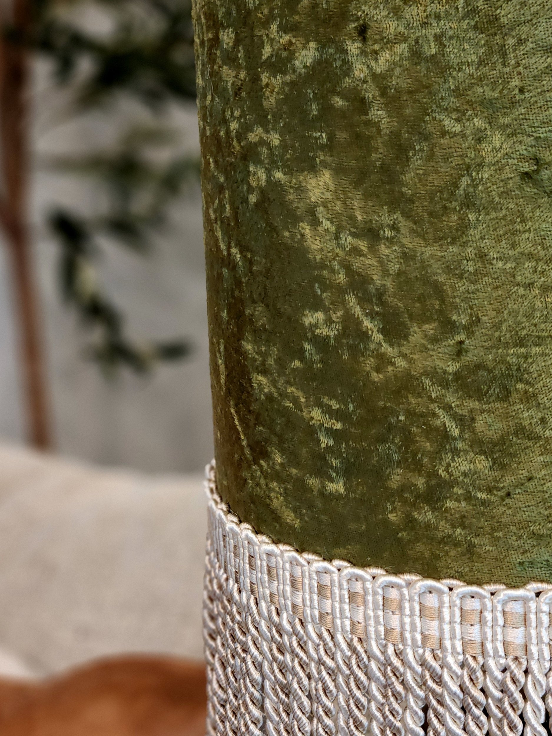 Vivi Lampshade – Handcrafted Luxury Tiger Print Lampshade with Tassels ...