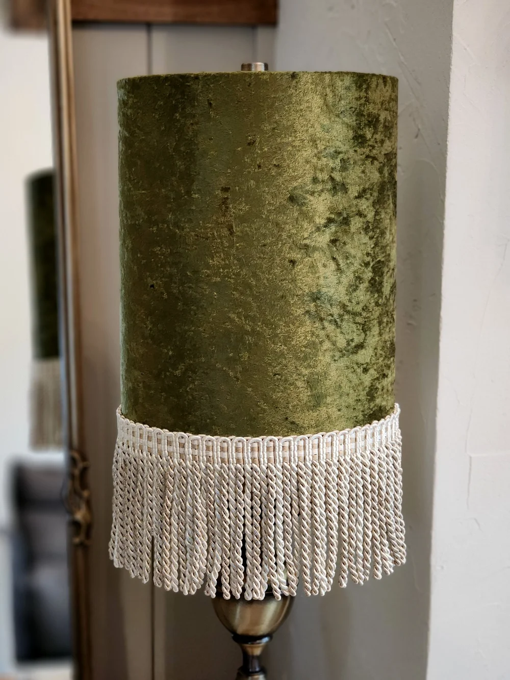 Vivi Lampshade – Handcrafted Luxury Tiger Print Lampshade with Tassels ...
