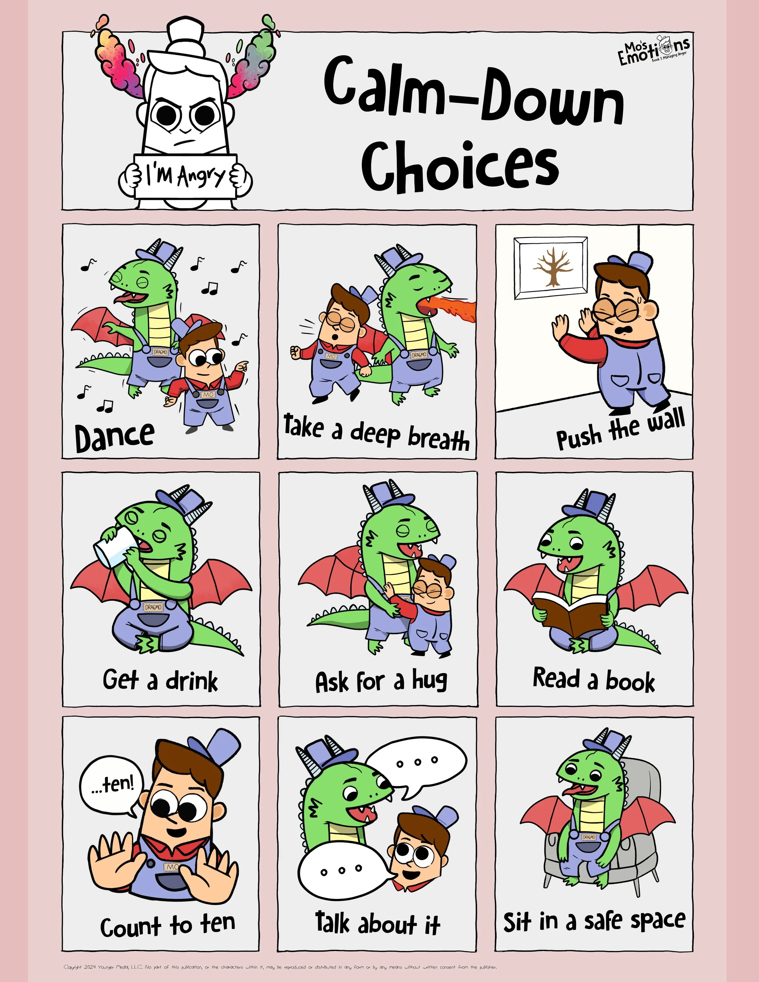 Calm-Down Choices Poster — Younger Me Academy