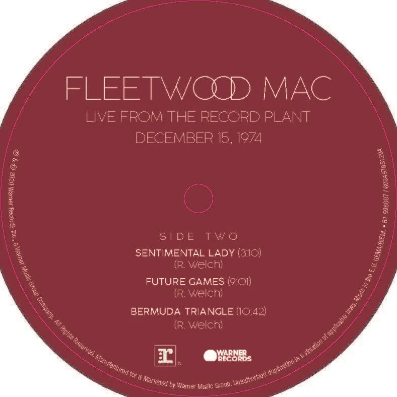 Fleetwood Mac: Live From The Record Plant — Erin the Wolfe