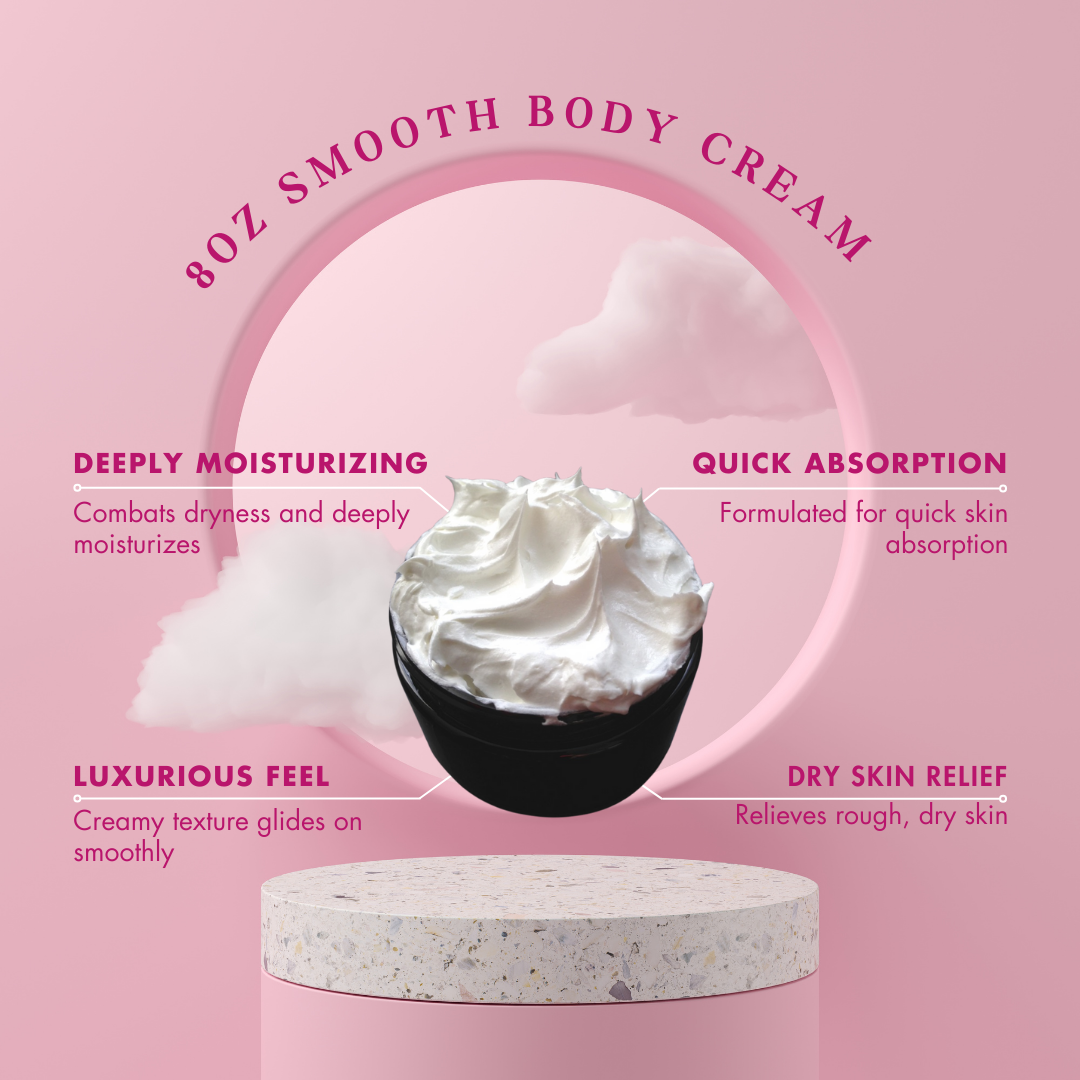 8oz Smooth Body Cream – Hydration Without the Grease, Your Skin’s New ...