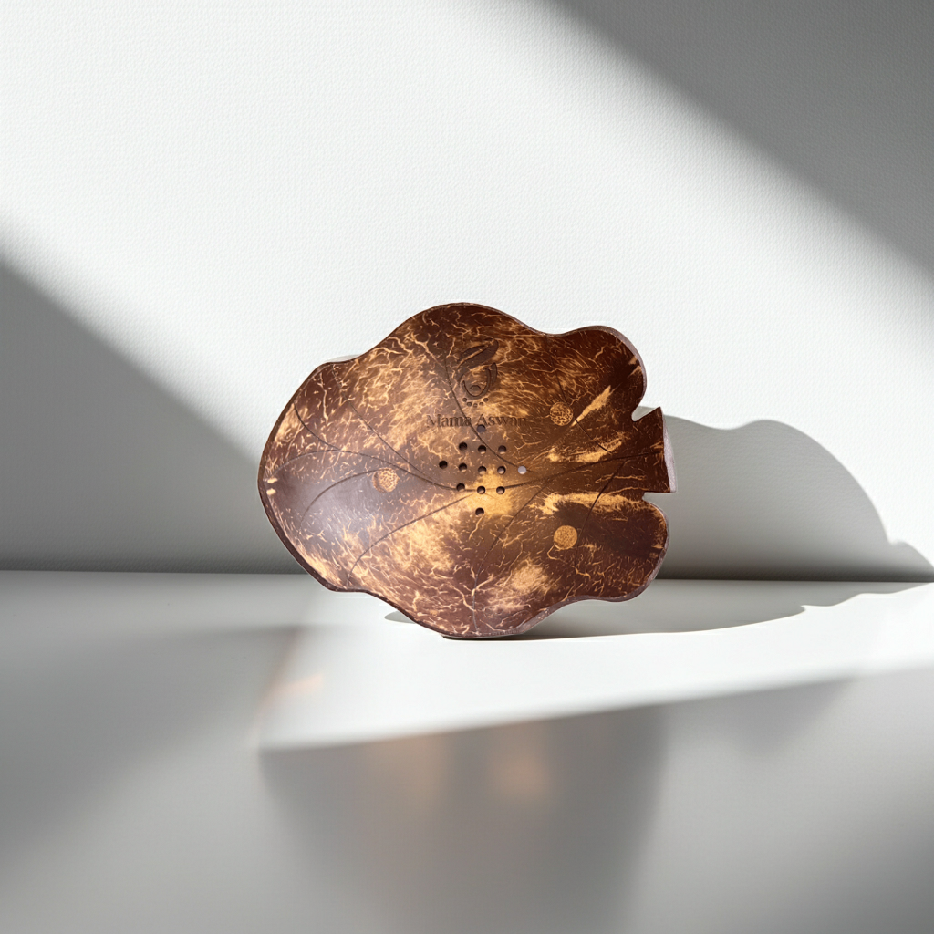 Coconut Shell Soap Dish – Eco-Chic Soap Saver — Mama Aswan Butters & Oils